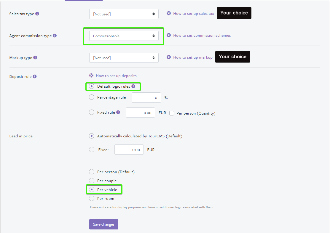 How to create a GT (Transfers) product – TourCMS