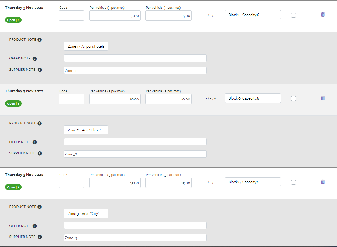 How to create a GT (Transfers) product – TourCMS