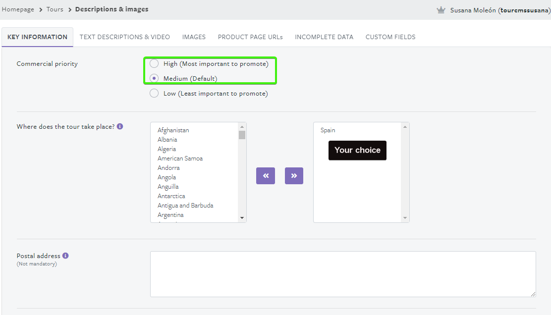 How to create a GT (Transfers) product – TourCMS