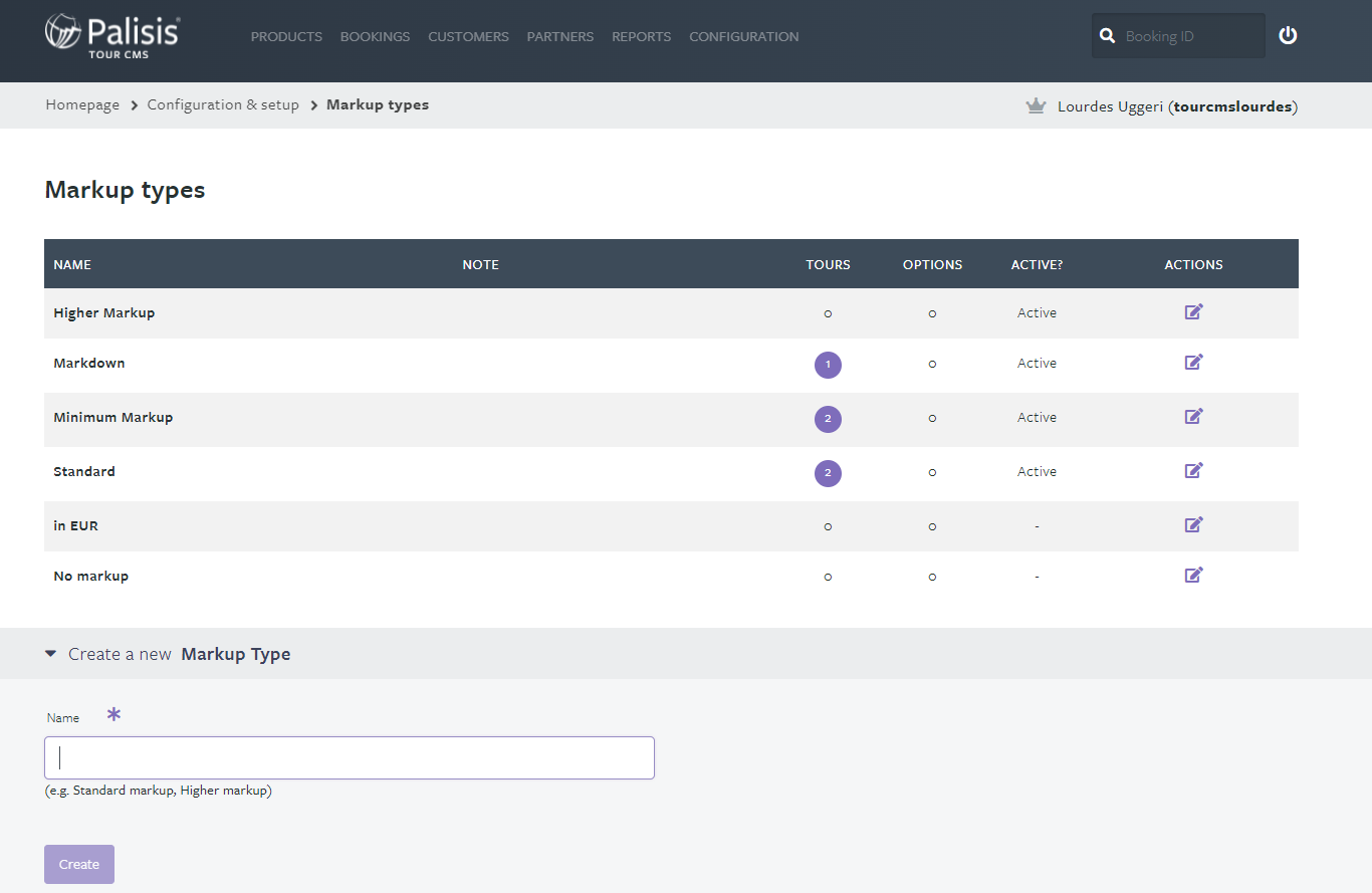 Mark-up & down (article) – TourCMS
