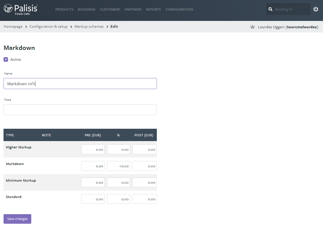 Mark-up & down (article) – TourCMS